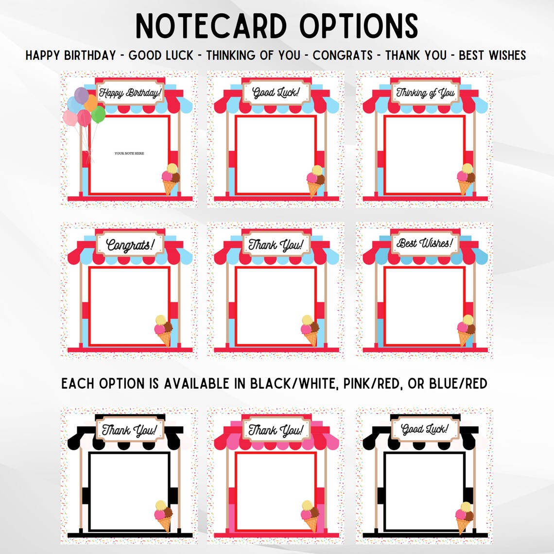 Just Add Ice Cream Gift Box - Personalizable - Etsy