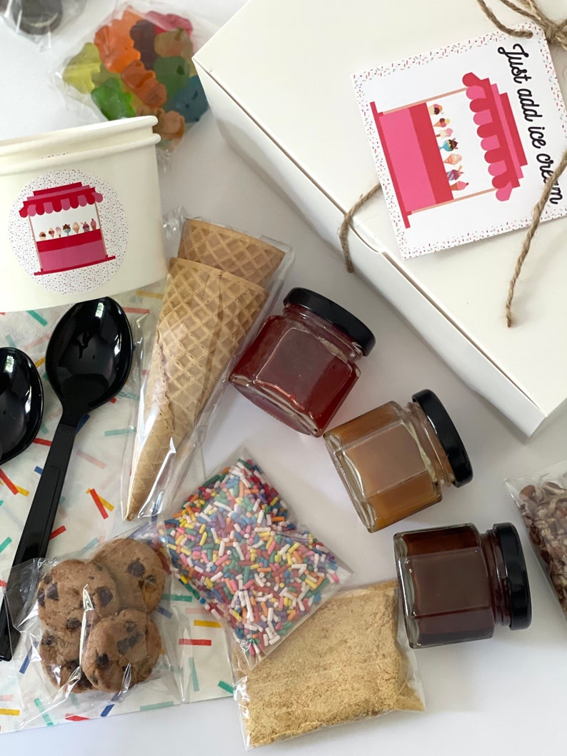 Just Add Ice Cream Gift Box - Personalizable - Etsy