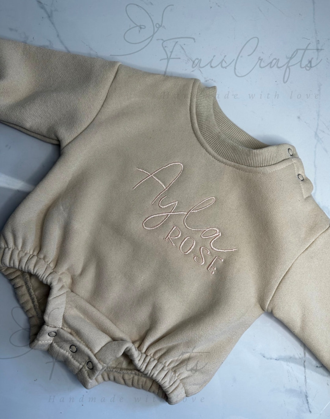Embroidered Baby Sweater | Custom Romper Babies | Bubble Romper With ...