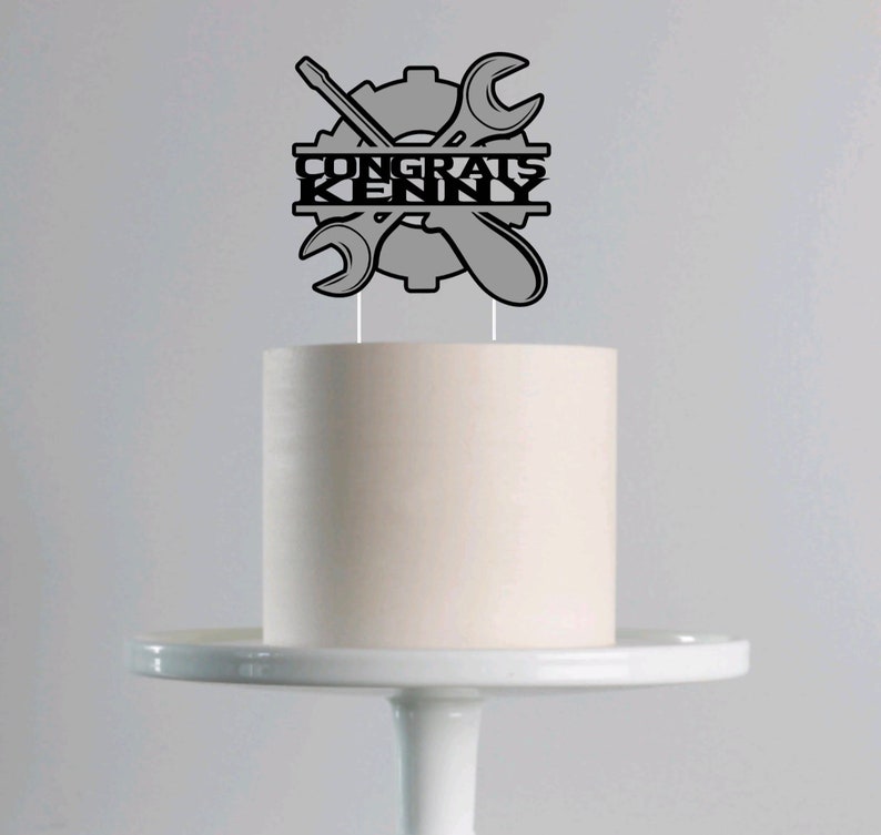 Mechanic Cake Topper, Mechanic Birthday Cake Topper, Car Mechanic Cake ...