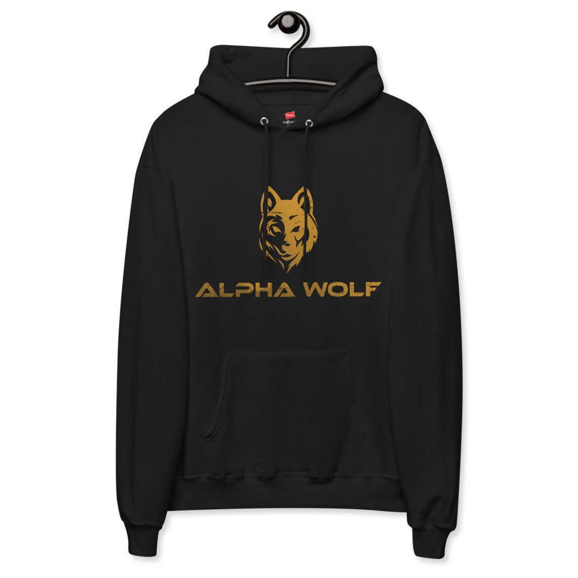 Alpha Wolf Winter Hoodie For Men | Etsy