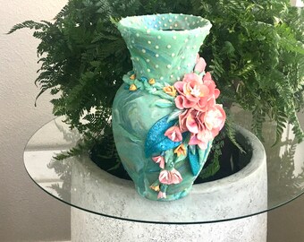 Polymer Clay Vase | Etsy