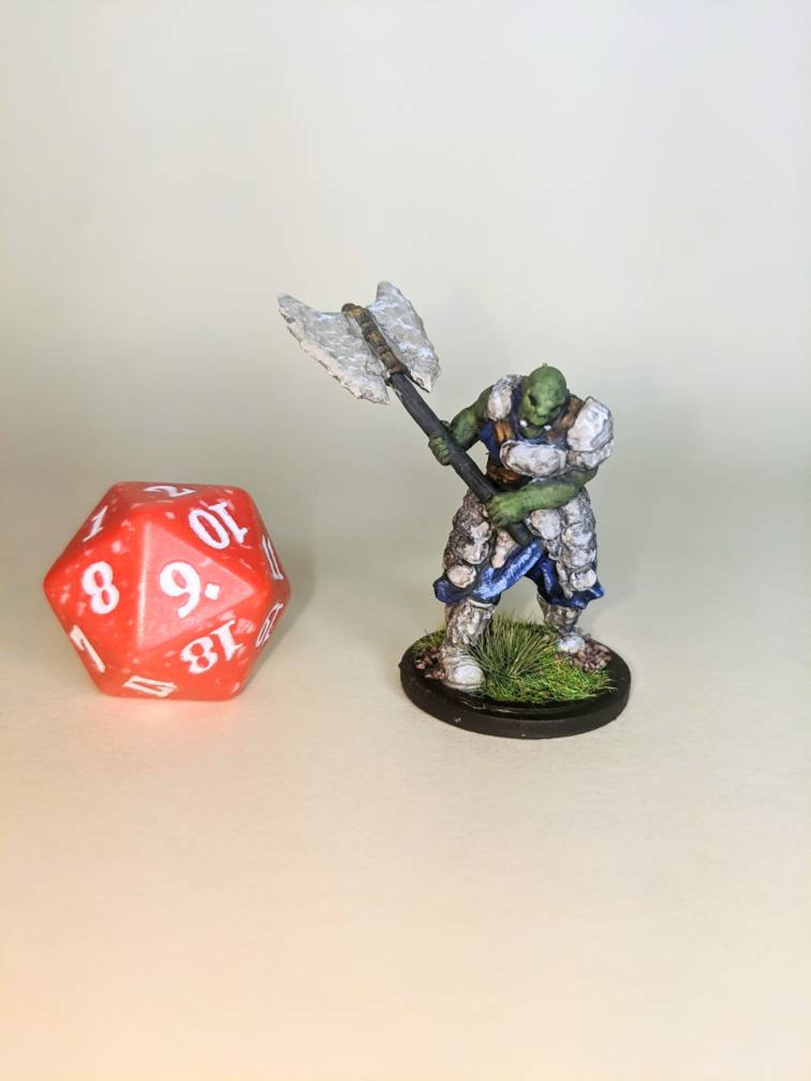 Painted Orc Enforcer Miniature for Tabletop Roleplaying Games | Etsy