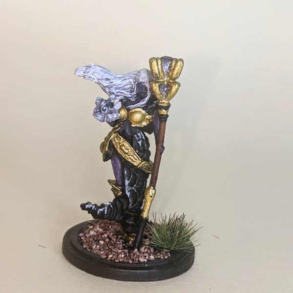 Dark Elf Mage Miniature - Etsy