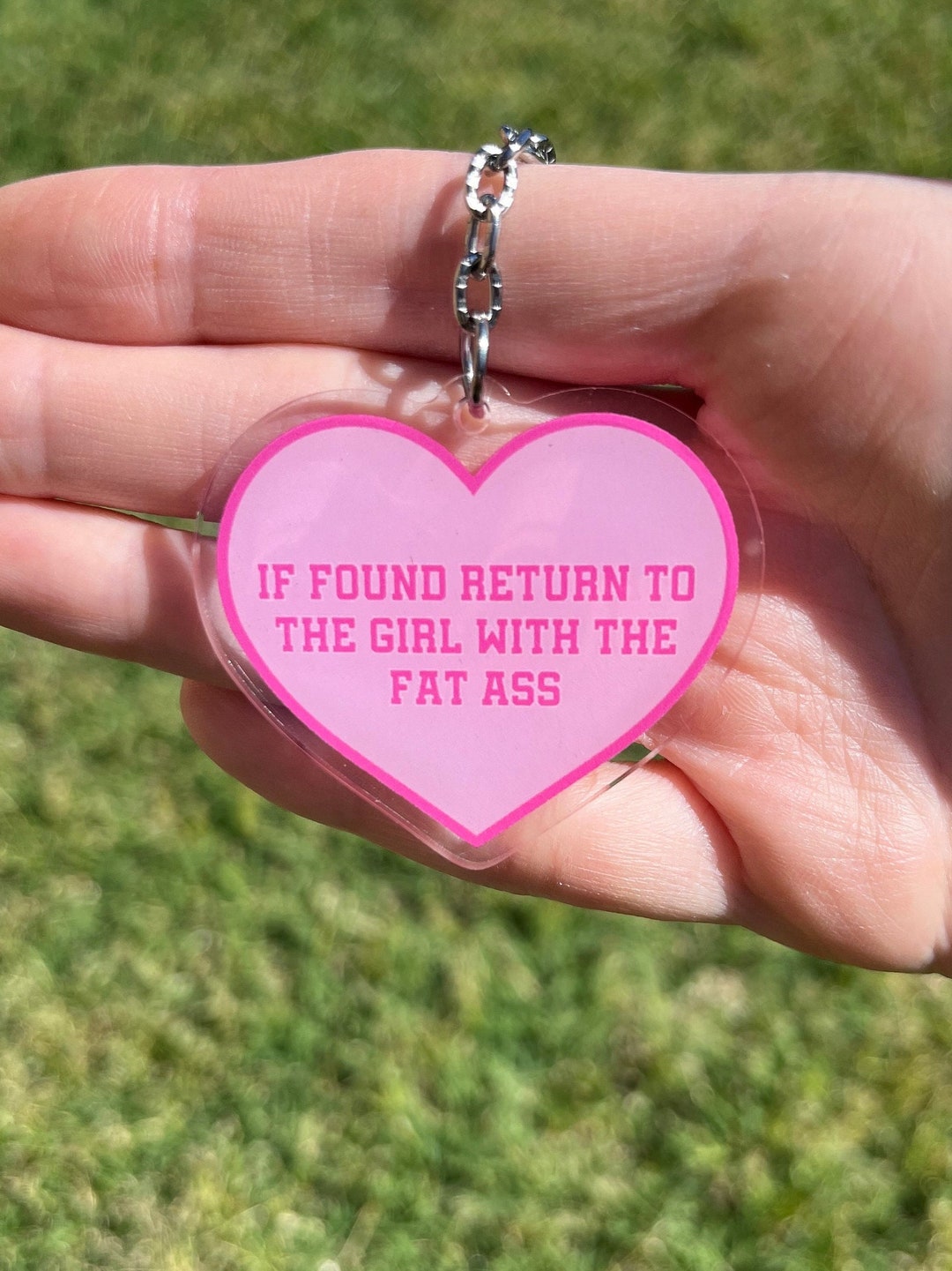 Return to Fat Ass Keychain, Acrylic Keychain, Baddie Keychain, Car ...