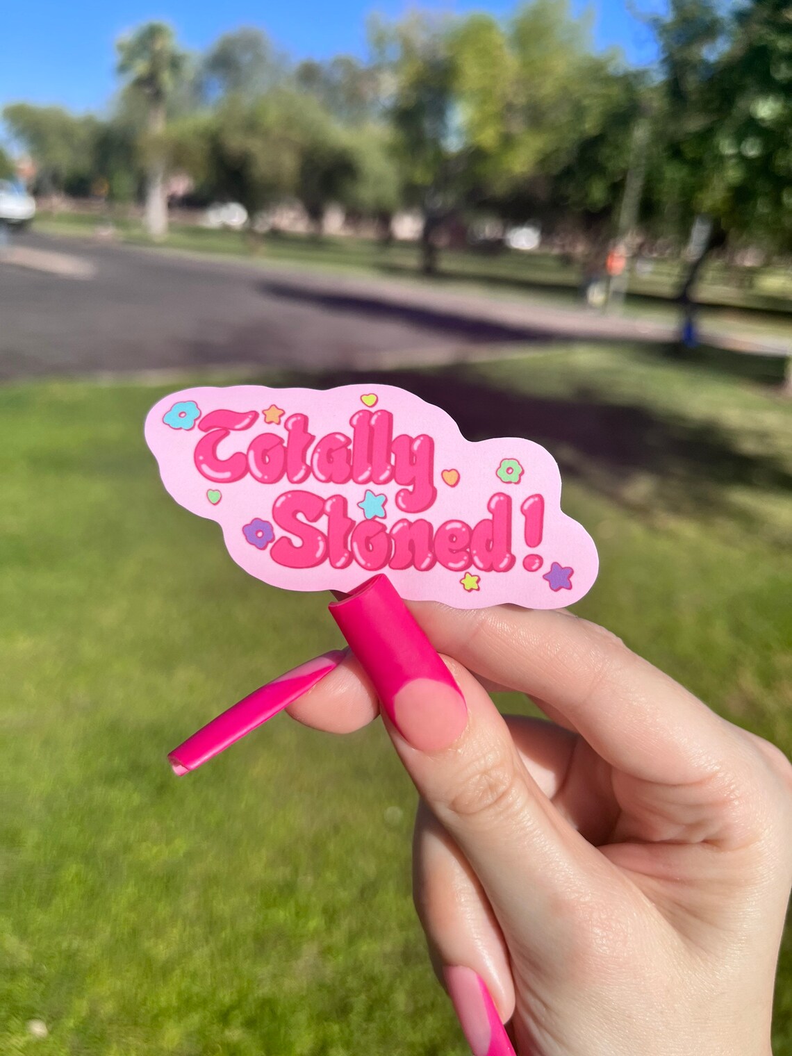 Totally Stoned Stoner Water Resistant Sticker | Y2k Baddie Sticker ...