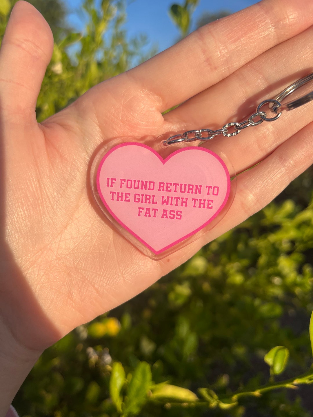 Return to Fat Ass Keychain, Acrylic Keychain, Baddie Keychain, Car ...