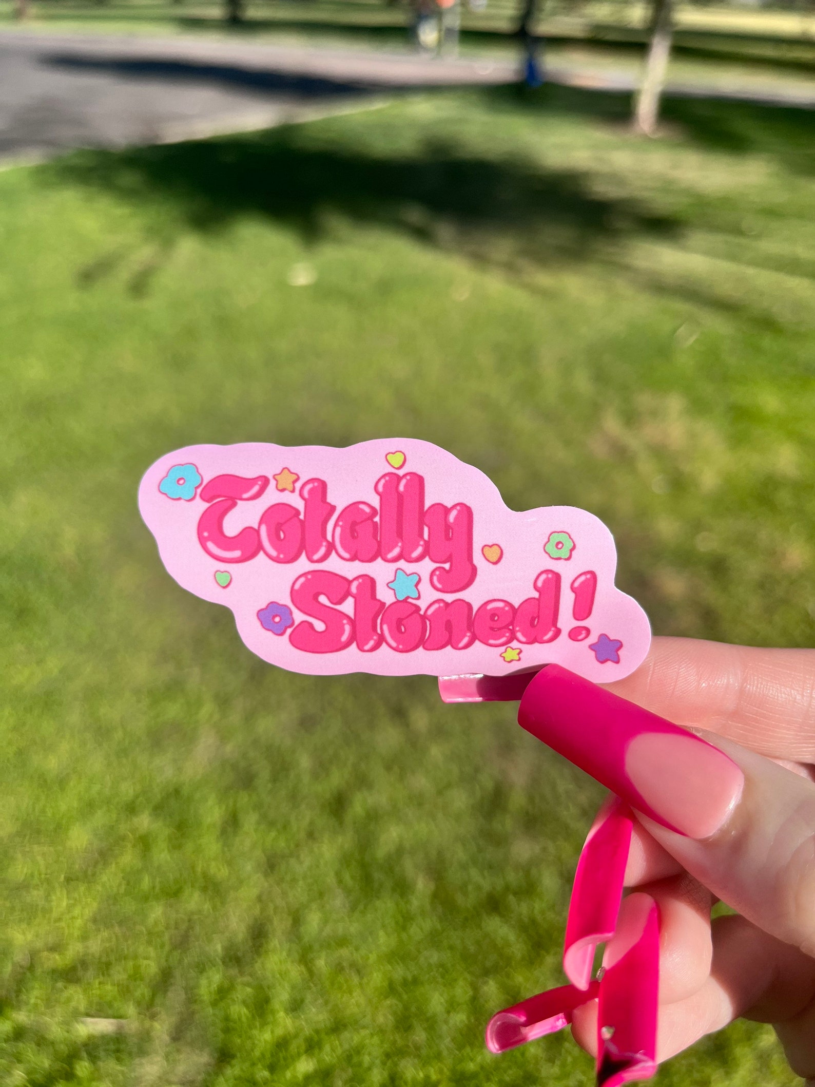 Totally Stoned Stoner Water Resistant Sticker | Y2k Baddie Sticker ...