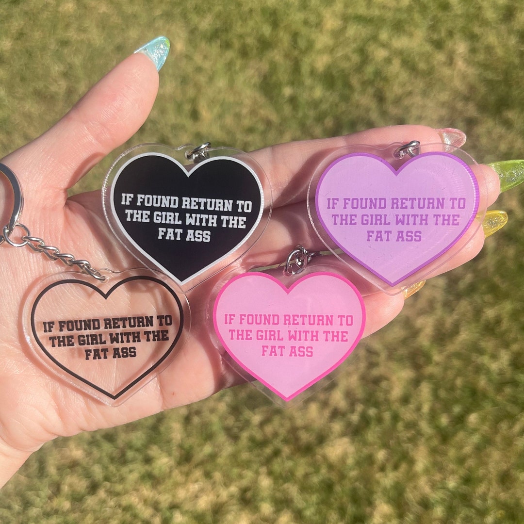 Return to Fat Ass Keychain, Acrylic Keychain, Baddie Keychain, Car ...