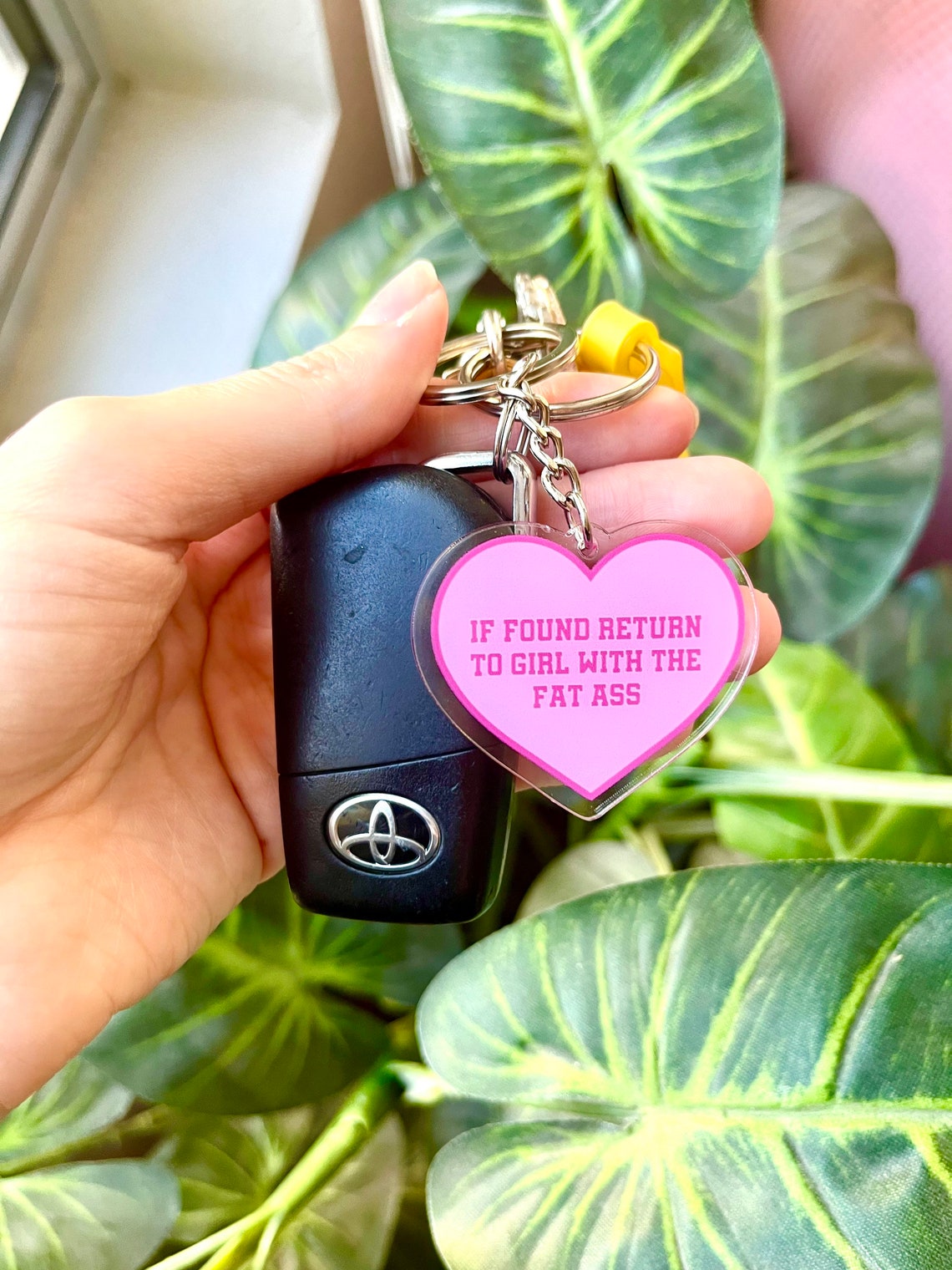 Return to Fat Ass Keychain Acrylic Keychain Baddie Keychain - Etsy