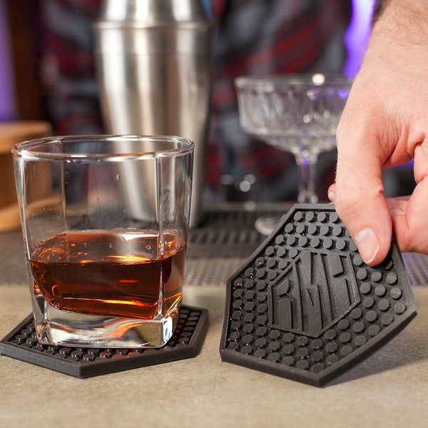 Silicone Bar Coasters - Etsy
