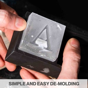 Initials on Ice, Custom Personalized 2" Ice Cube, Unique Whiskey ...