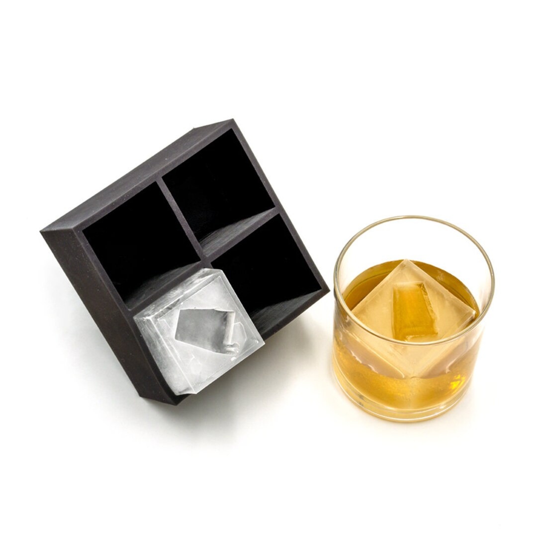 Alabama Inverted 2" Ice Cube Tray, Soft Silicone Mold, Whiskey Gift for ...