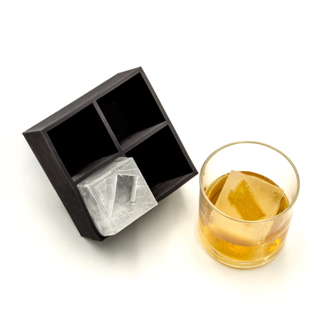 Montana Inverted 2" Ice Cube Tray, Soft Silicone Mold, Whiskey Gift for ...