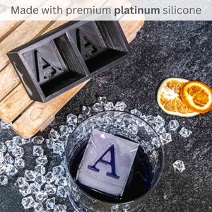 Personalized Initial Ice Cube Tray, Unique Drink Gift - Etsy