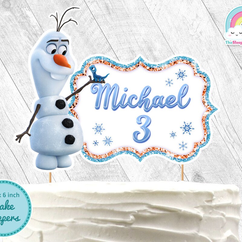 Olaf Cake Topper - Etsy