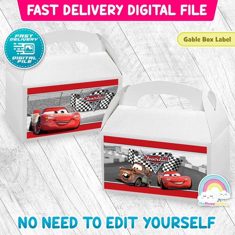Moldes de rayo mcqueen para imprimir - Etsy México