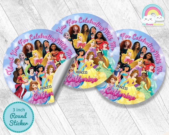 Round Disney Princess 3 Disney Princess Round Transparent Water