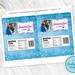 Frozen Birthday Party Candy Bar Wrapper Frozen Elsa Anna Sven Kristoff ...