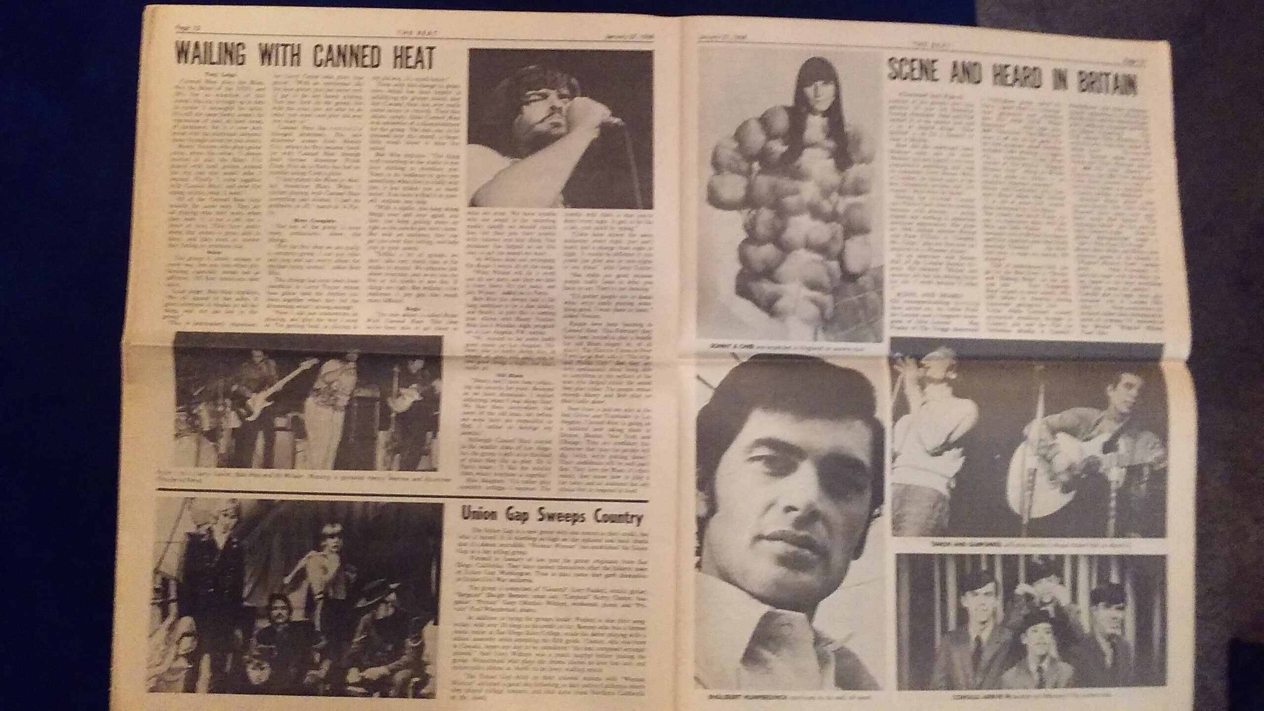 Beat Music Magazine, KIMN Denver, 27 janvier 1968, Ringo, Smothers ...