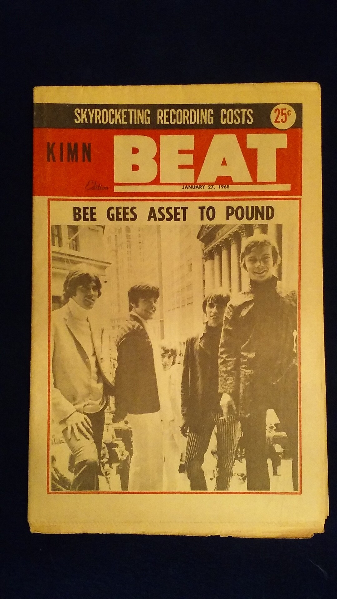 Beat Music Magazine, KIMN Denver, 27 janvier 1968, Ringo, Smothers ...