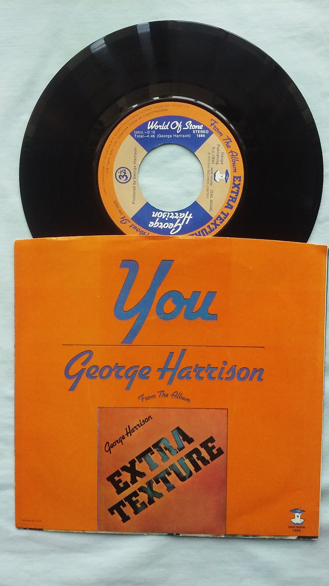 George Harrison, You, From LP, Extra Texture, Apple Records, Read All ...