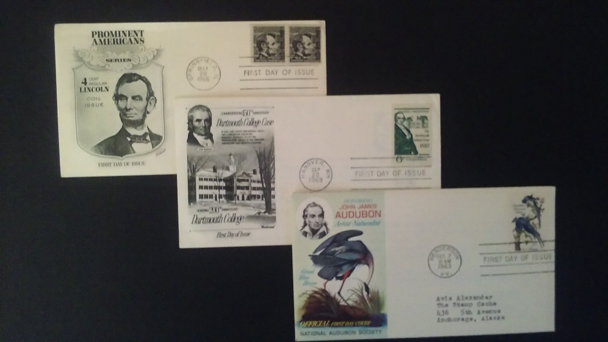 First Day Issue, Cache, Postage, Old Stamps, Prominent Americans ...