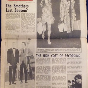 Beat Music Magazine, KIMN Denver, 27 janvier 1968, Ringo, Smothers ...