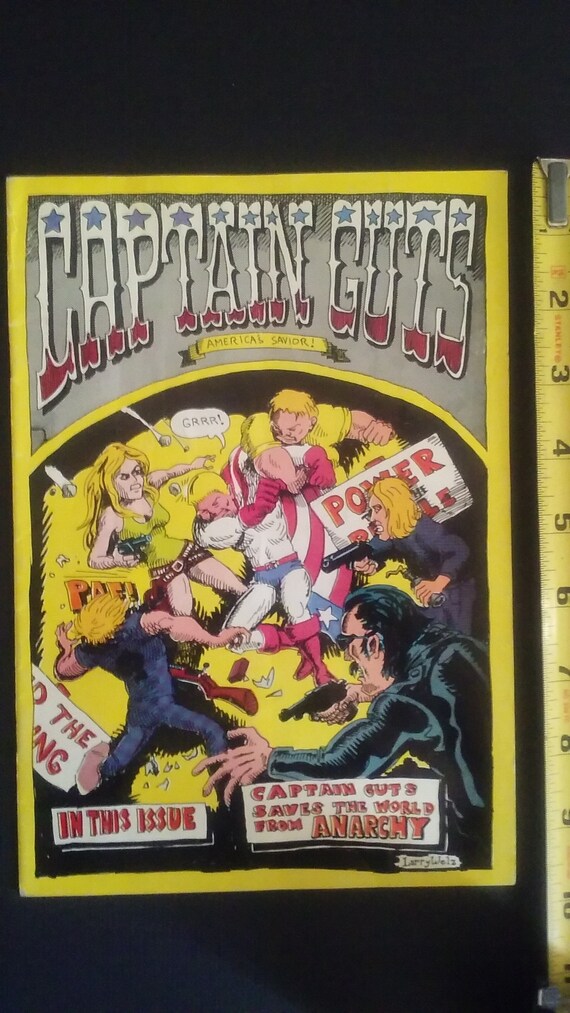 Captain Guts Comics America's Savior - Etsy