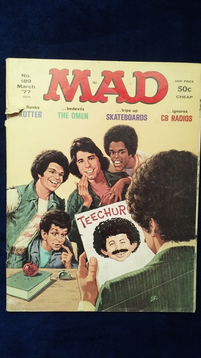 MAD Magazine, No 189, March 1977, Welcome Back Klodder, American Jokes ...