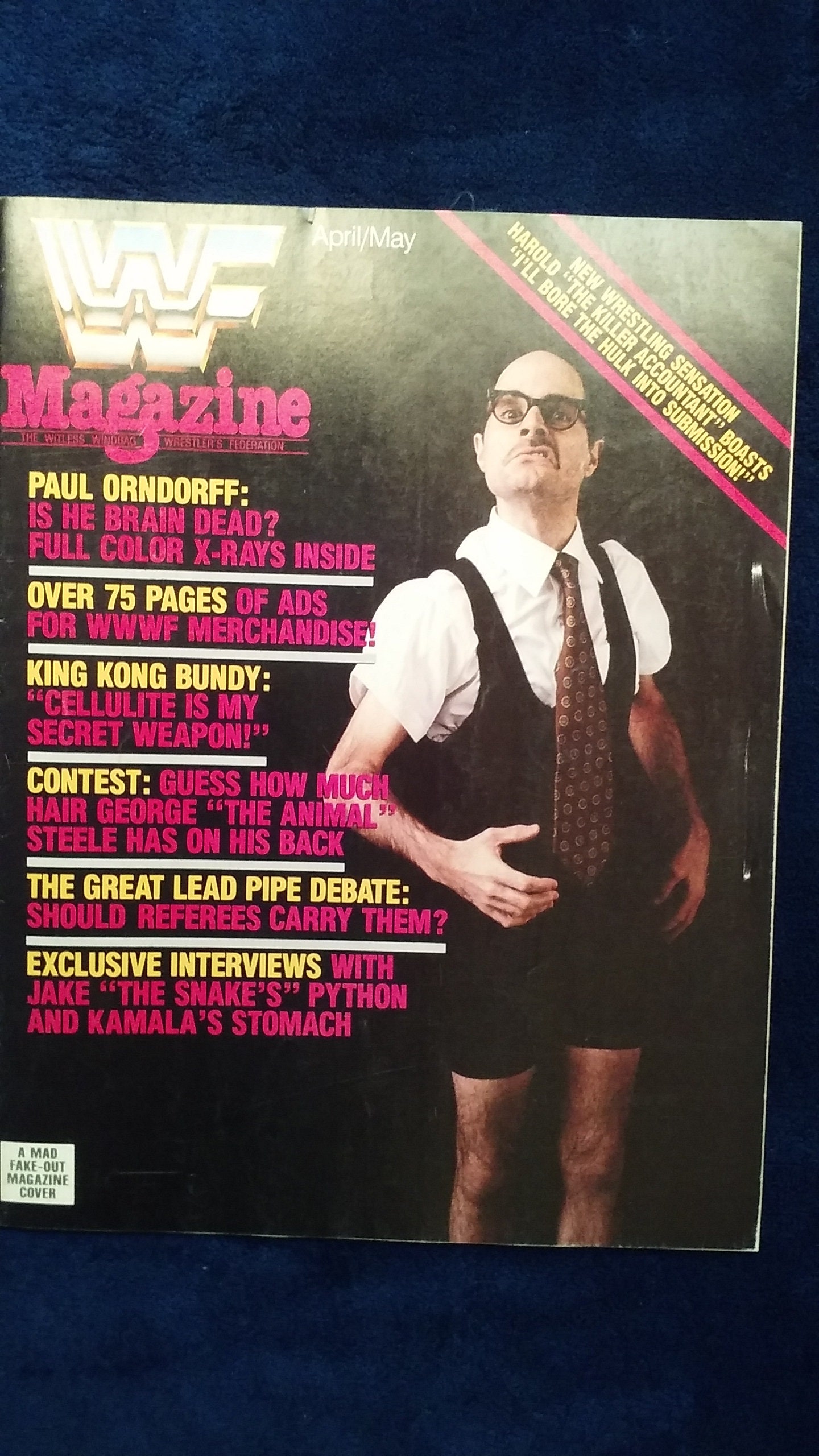 Mad Magazine, No 272, July 1987, Alf on Cover, Alfred E Neuman, Witless ...