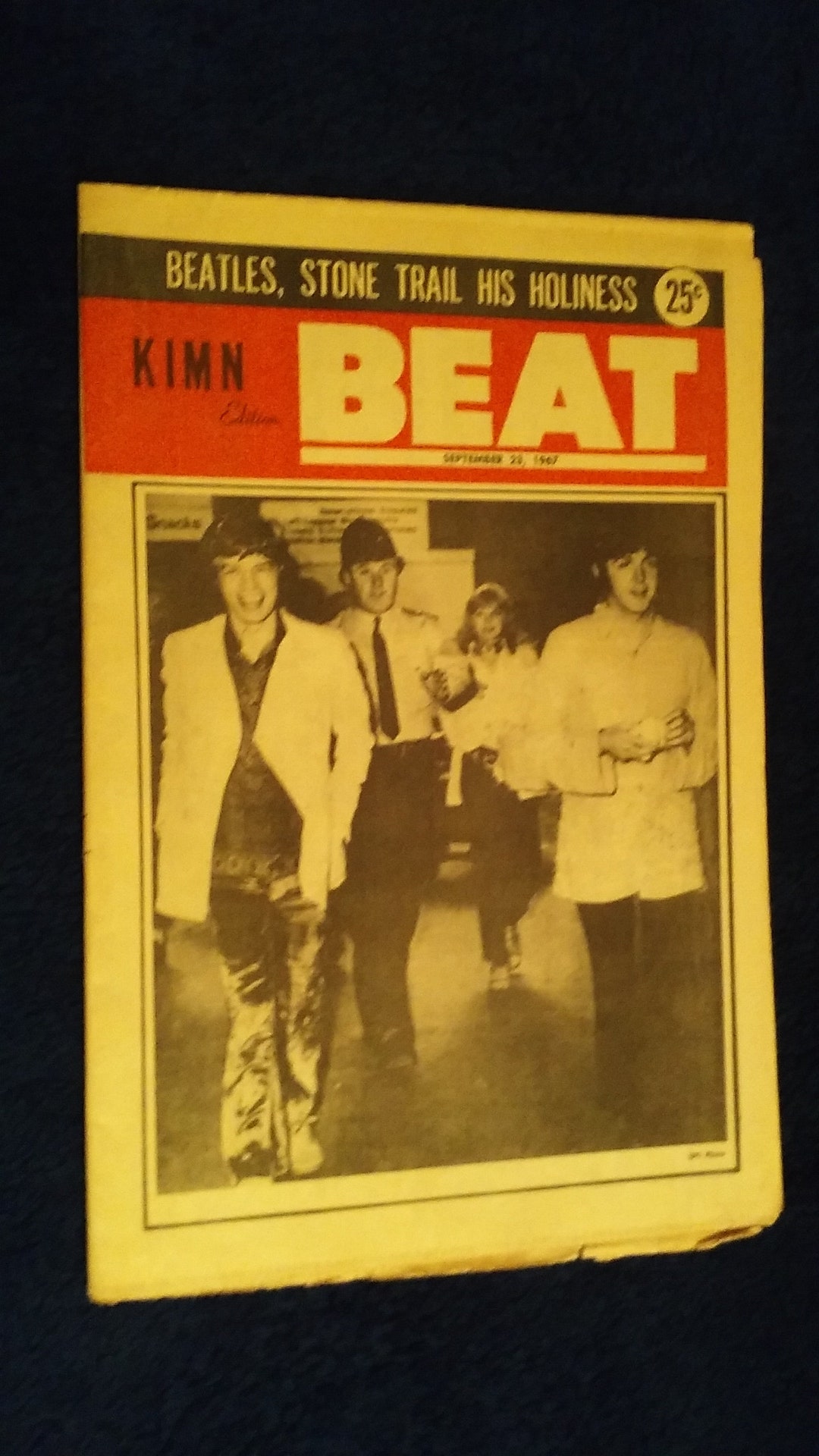 Mick Jagger, Paul Mccartney, KIMN Beat, Sept 23, 1967, Beatles, Stones ...