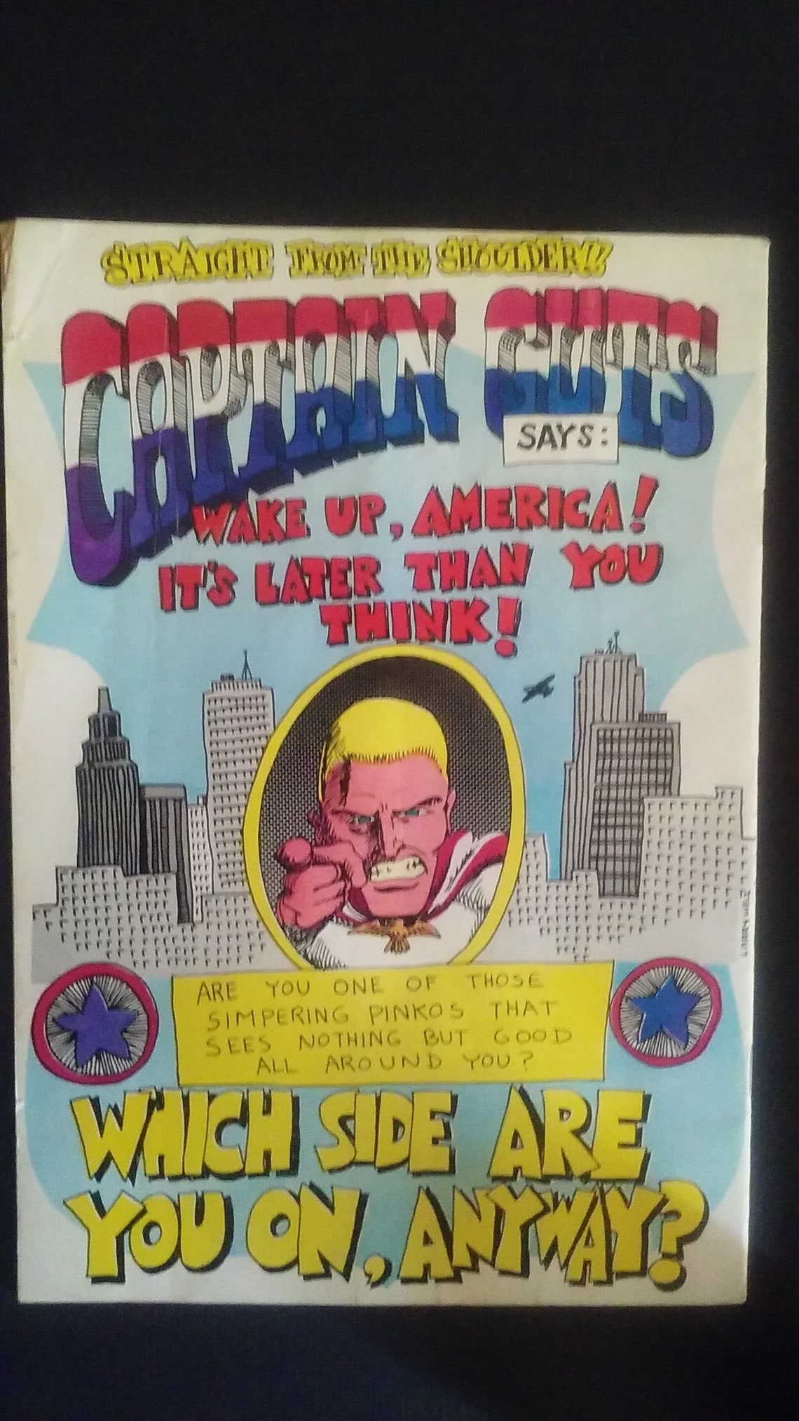 Captain Guts Comics America's Savior - Etsy