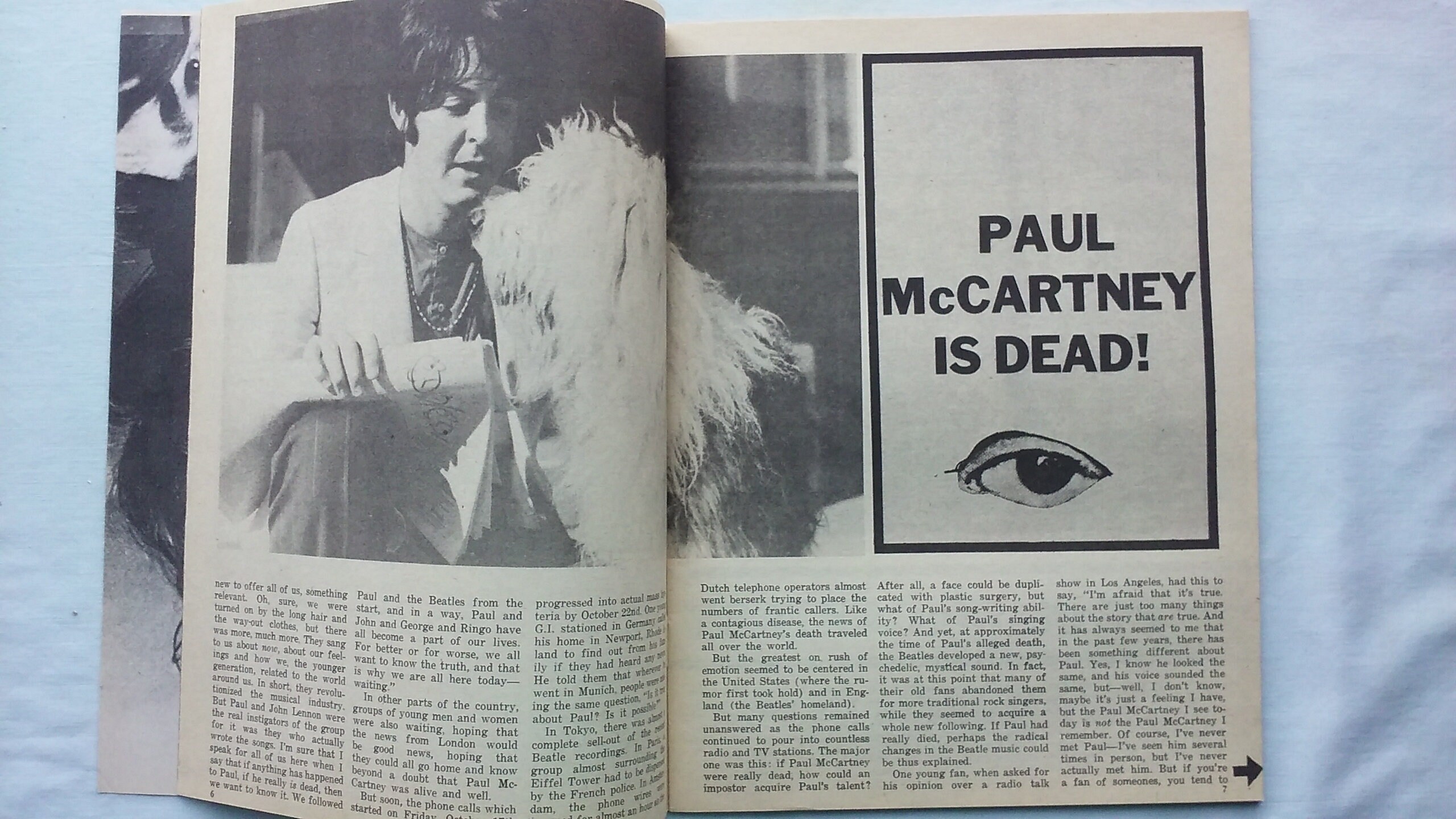 Beatle Memorabilia, Paul Mccartney Dead, the Great Hoax, Limited Print ...
