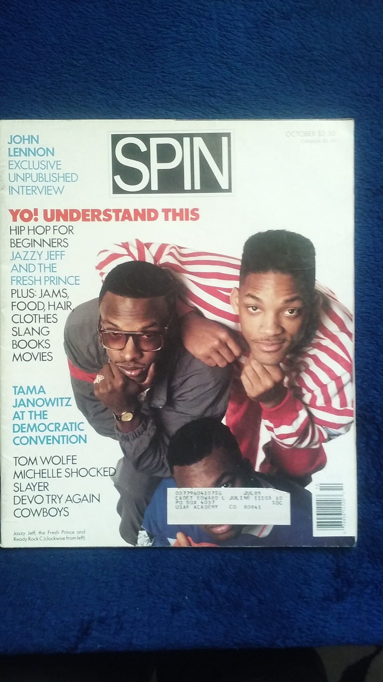 Spin Magazine, Oct 1988, Elvira, Will Smith, John Lennon, Jazzy Jeff ...