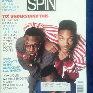 Spin Magazine, Oct 1988, Elvira, Will Smith, John Lennon, Jazzy Jeff ...