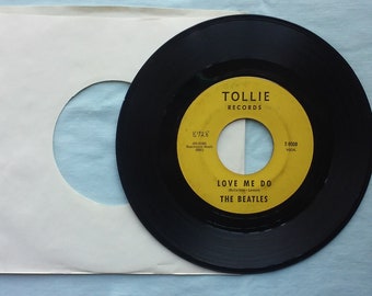 The Beatles 45 Rpm A Side Love Me Do B Side PS I Love | Etsy