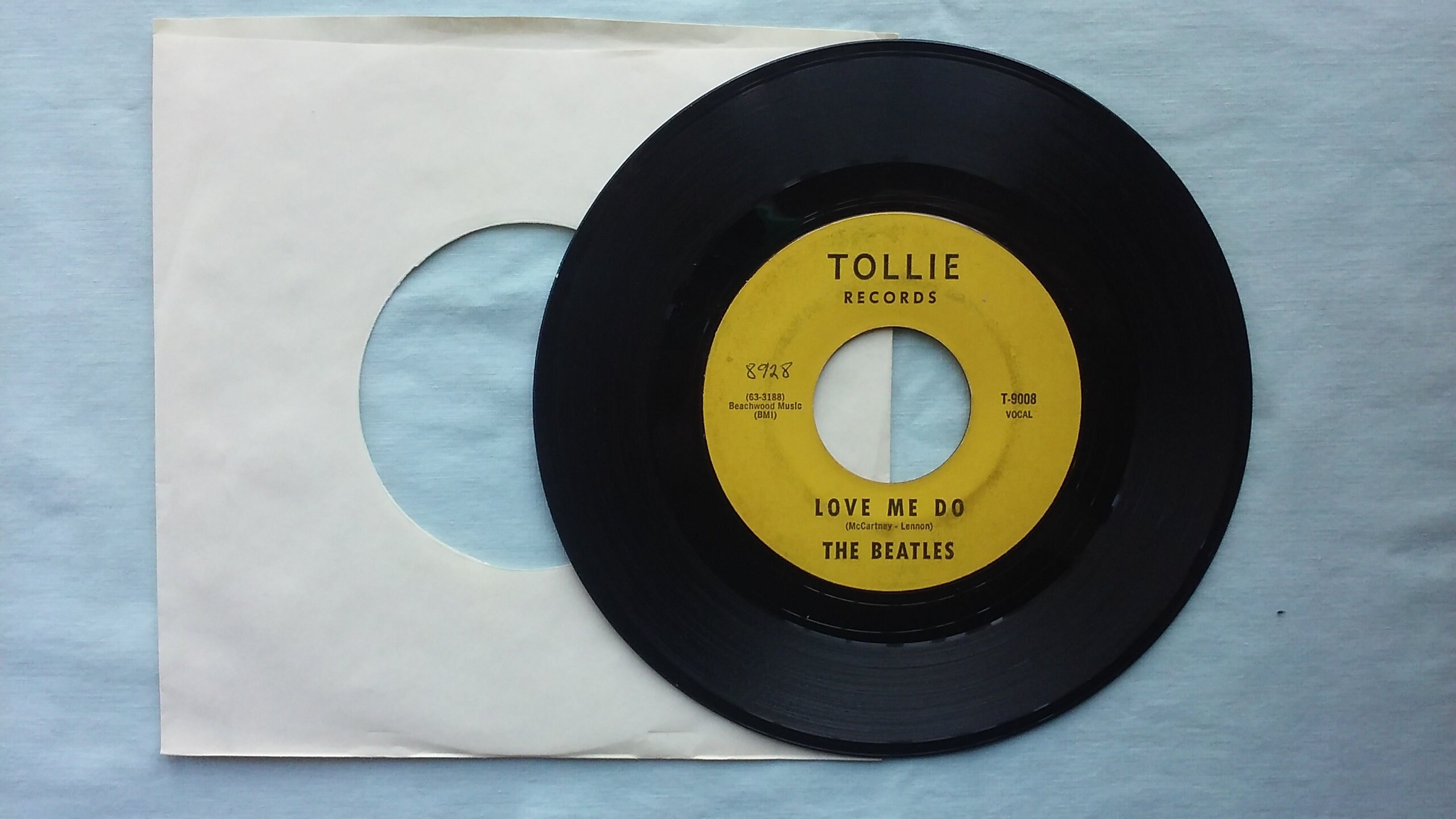 The Beatles, Tollie Records, A Side, Love Me Do, B Side, PS I Love You ...
