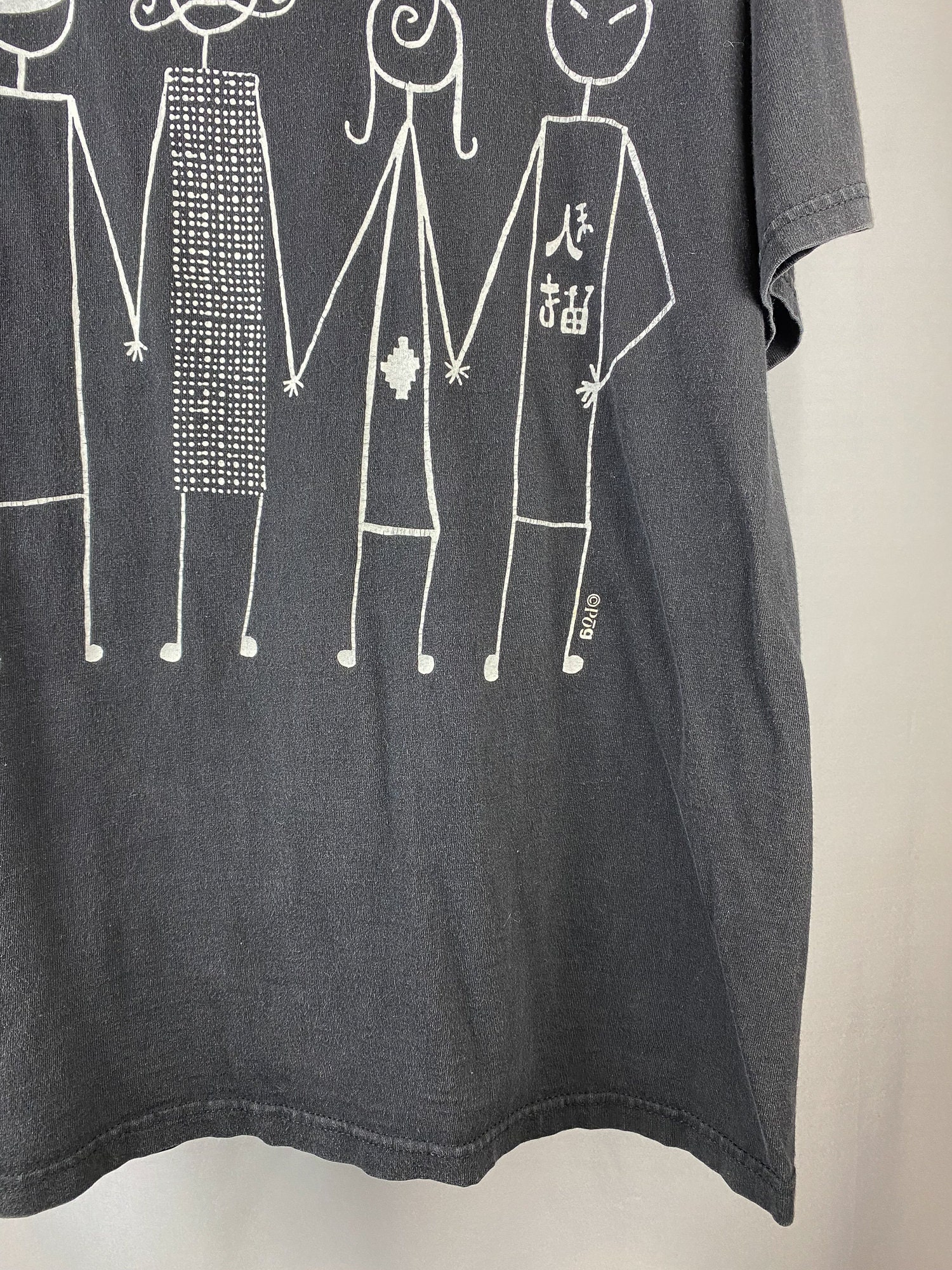 POG Art Diversity Friends T Shirt Vintage 90s Y2k Streetwear Made in ...