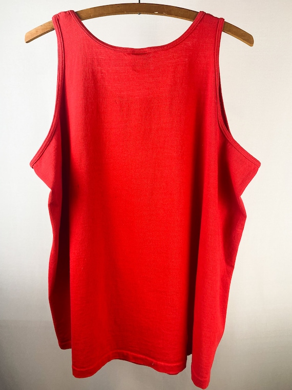 Original 90s California Lifeguard Red Tank Top | Sign… - Gem