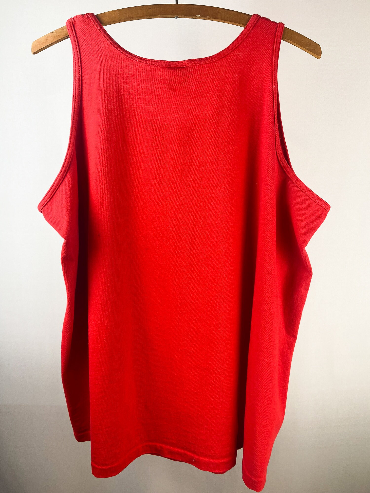 90s California Lifeguard Tank Top: Vintage Red Signal Mega-tee - Etsy