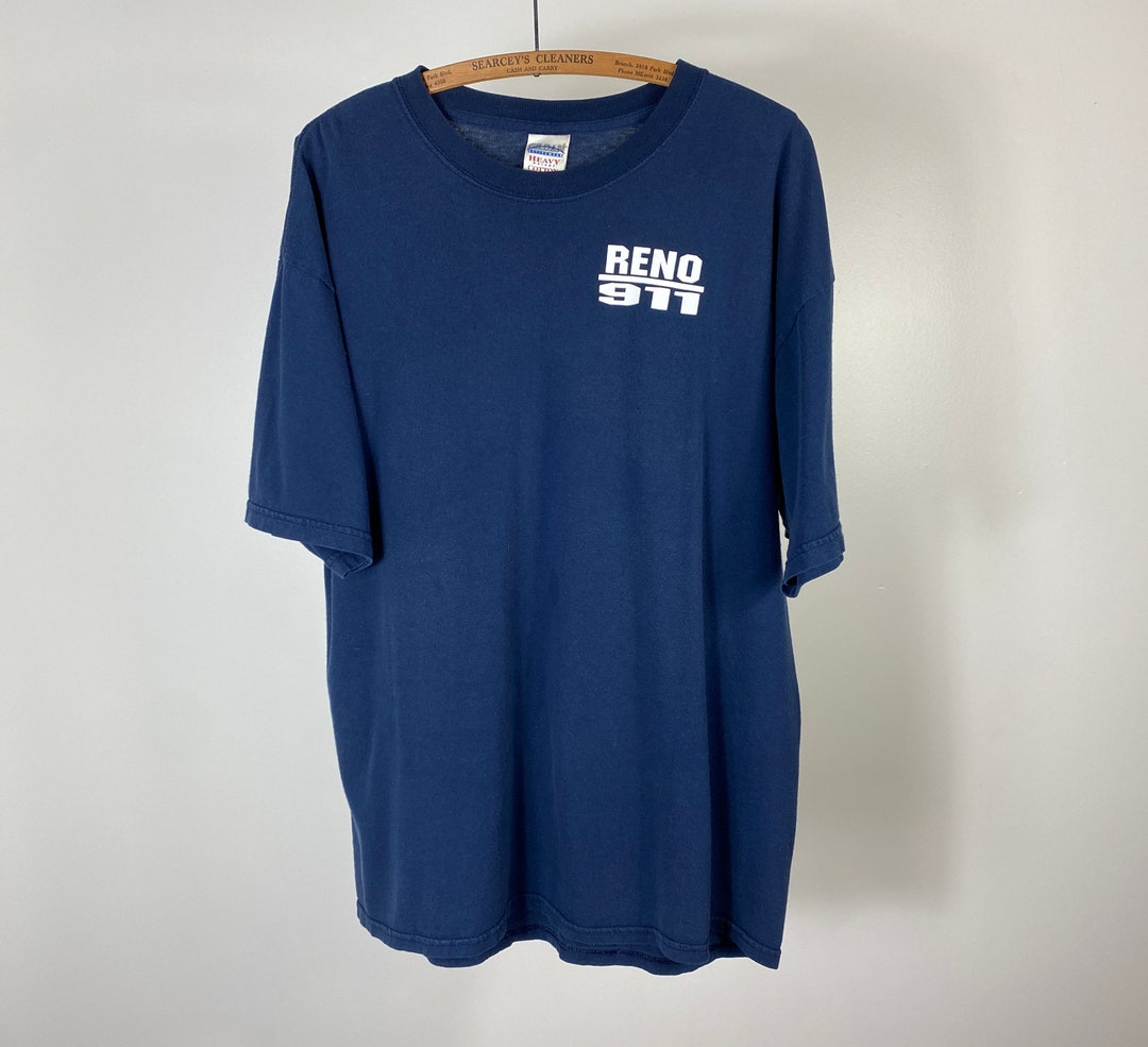 Reno 911 Comedy Central TV Show Promo 90s Y2k Vintage Graphic Tee | 100 ...