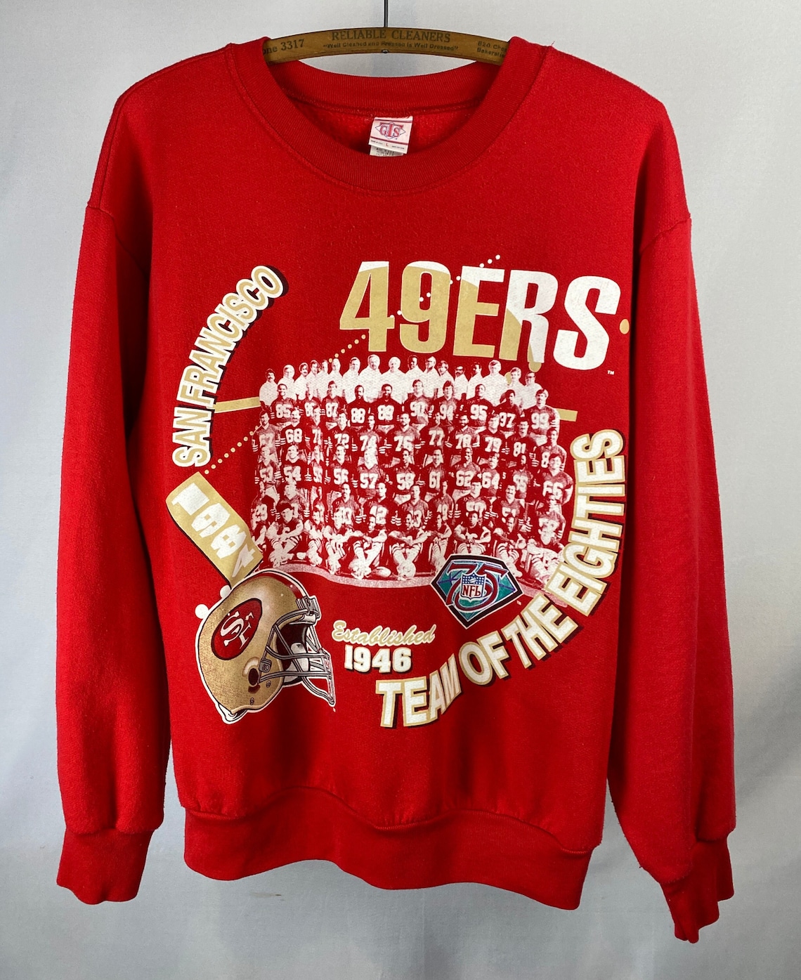 San Francisco 49ers Vintage Crewneck Sweatshirt Made in USA NFL Vintage ...