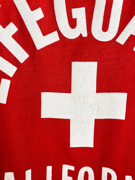 Original 90s California Lifeguard Red Tank Top | Sign… - Gem