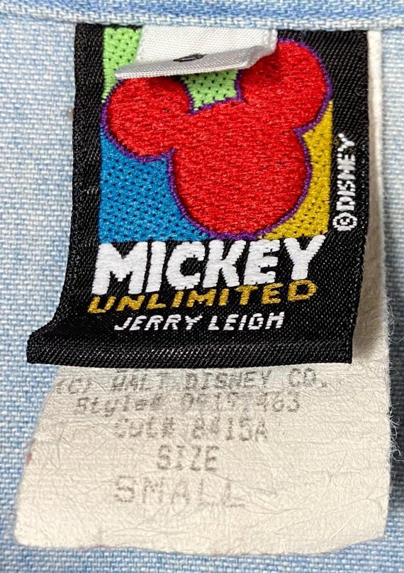 90s Goofy Denim Button Up Shirt - S - Vintage Disney … - Gem