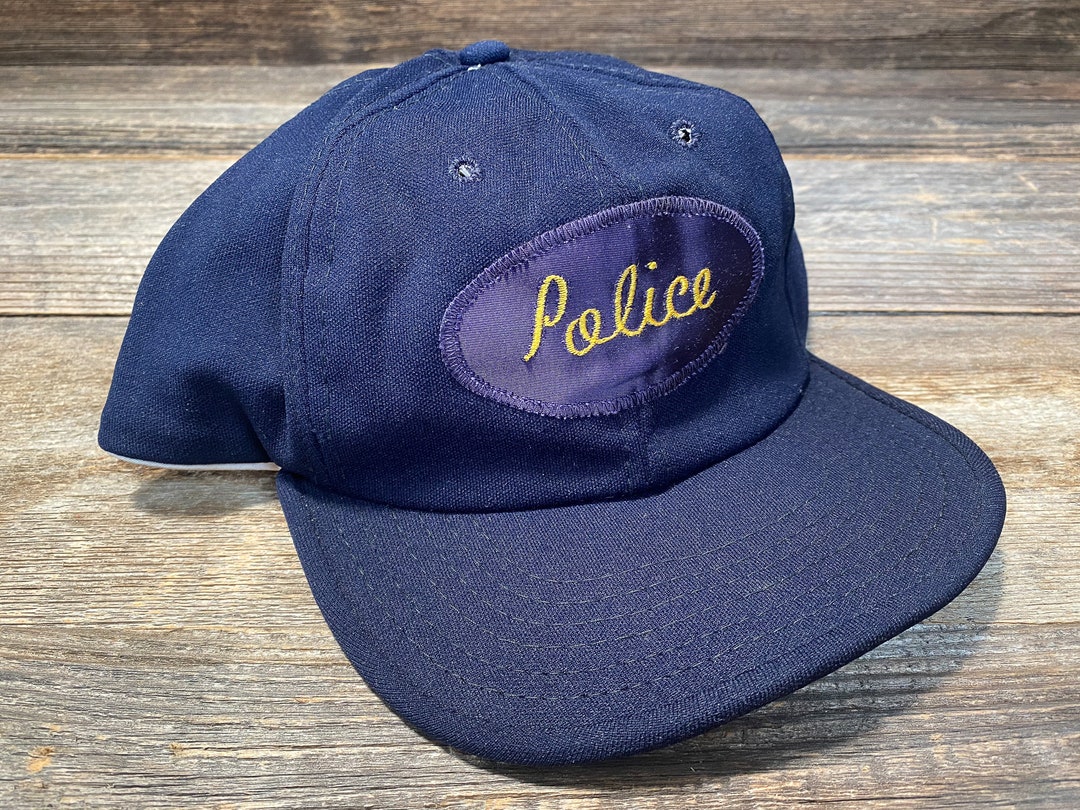 1970s POLICE Baseball Hat | Vintage Snapback | Retro Uniform Workwear ...
