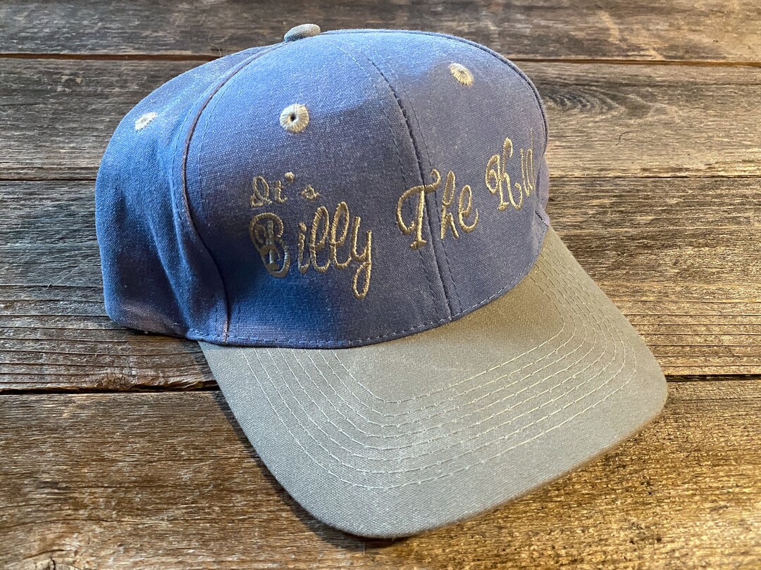 Canvas Hat || Vintage 1980s 1990s || Billy the Kid || Deadstock - Etsy