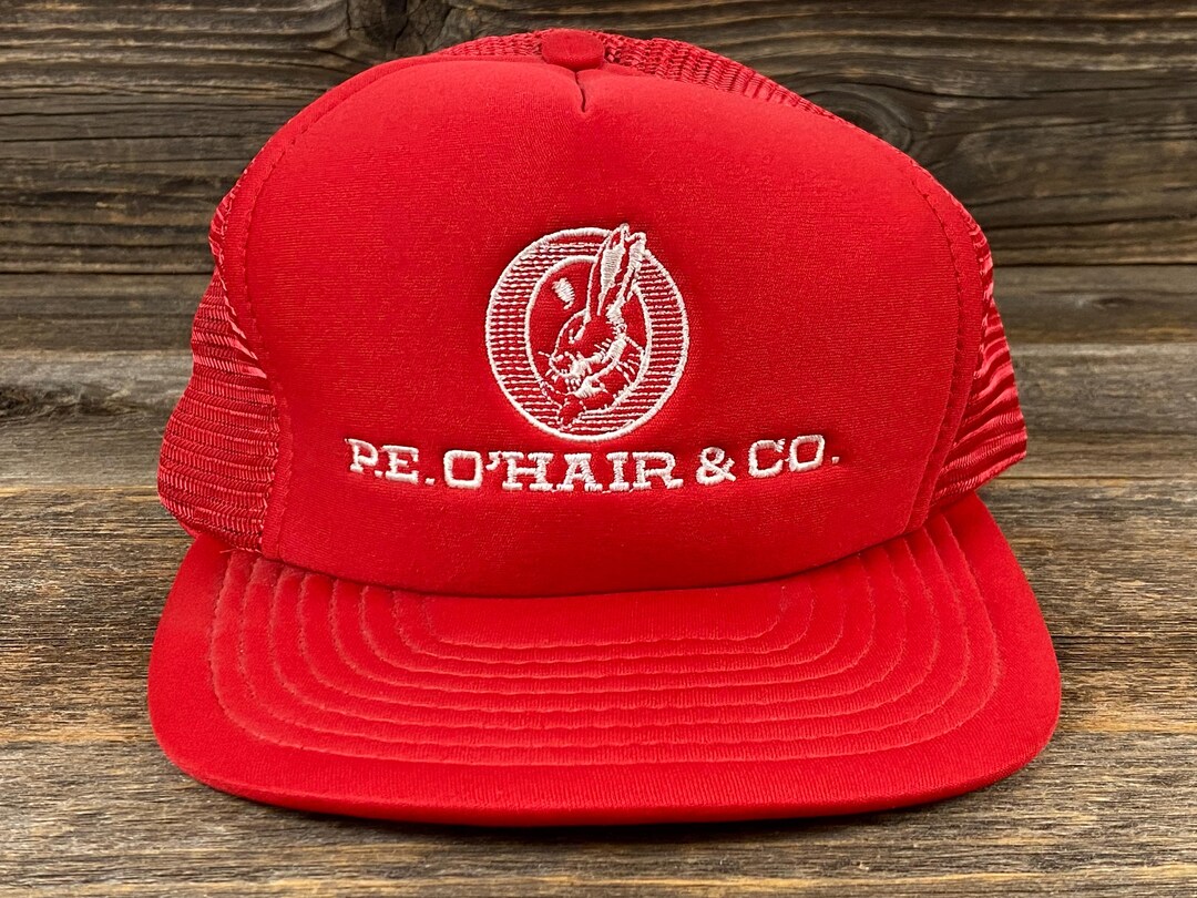 Vintage 80s/90s P.E. O'hair & Co. Snapback Trucker Hat Cap - Deadstock ...