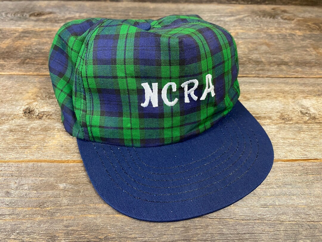 Vintage 90s NCRA Embroidered Plaid Snapback Hat | National Cooperative ...