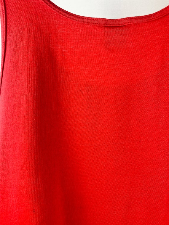 Original 90s California Lifeguard Red Tank Top | Sign… - Gem